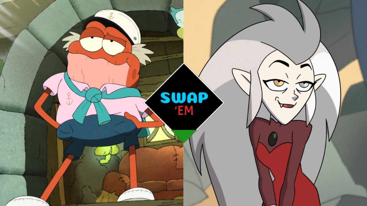 HOP POP AND EDA VOICE SWAP | Amphibia/The Owl House - YouTube