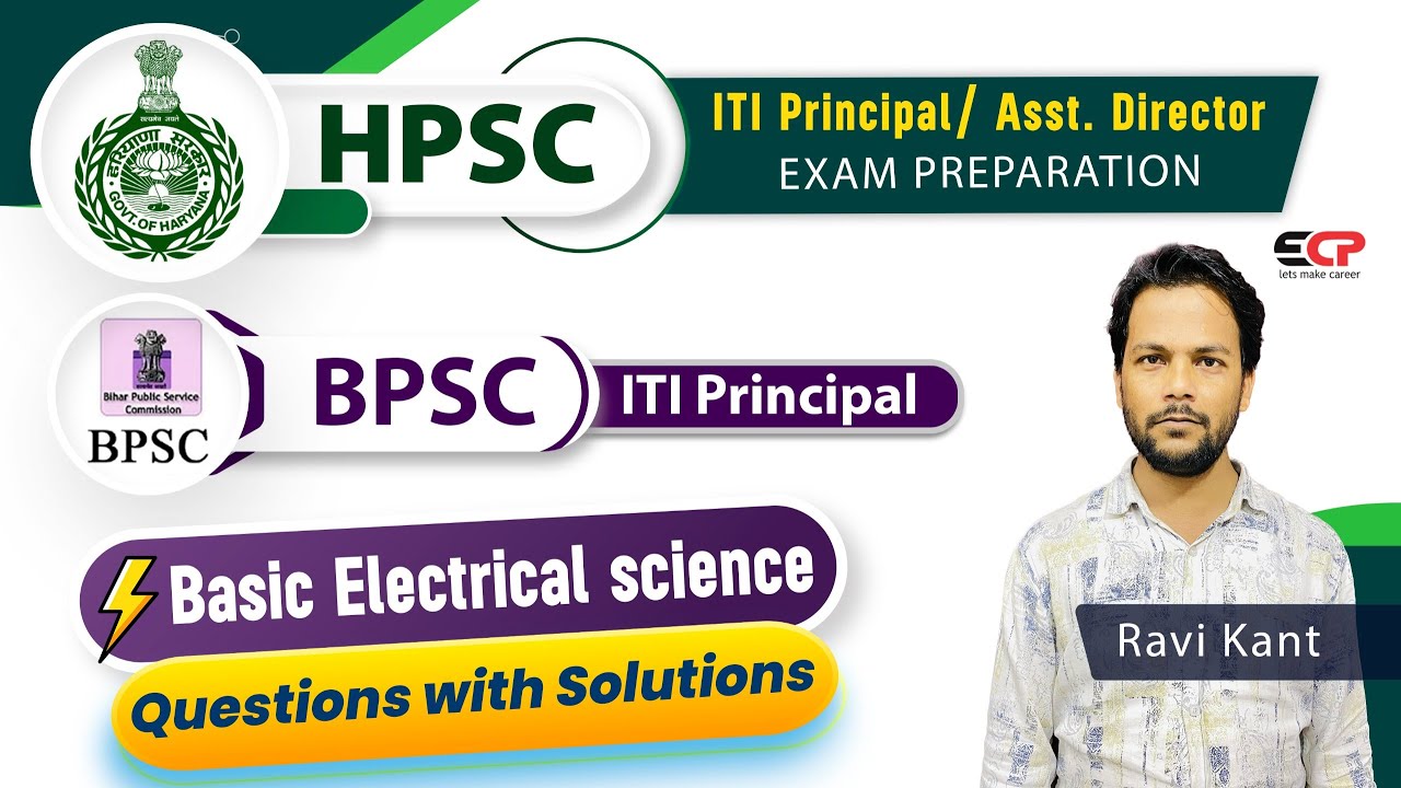 BPSC ITI Principal paper solution, Electrical Science Q's with solution ...