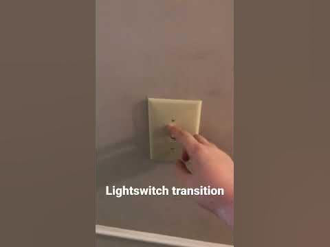 Lightswitch transition - YouTube