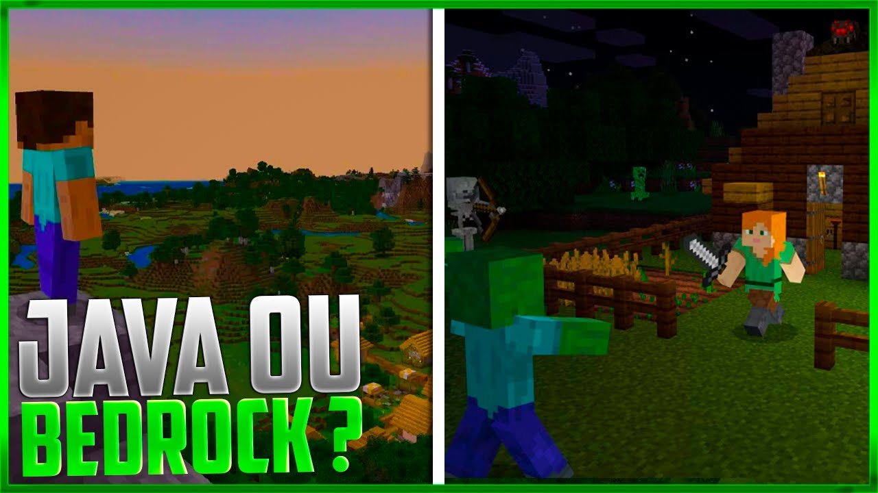 🤔 Java ou Bedrock? Descubra as Diferenças Antes de Jogar Minecraft ...