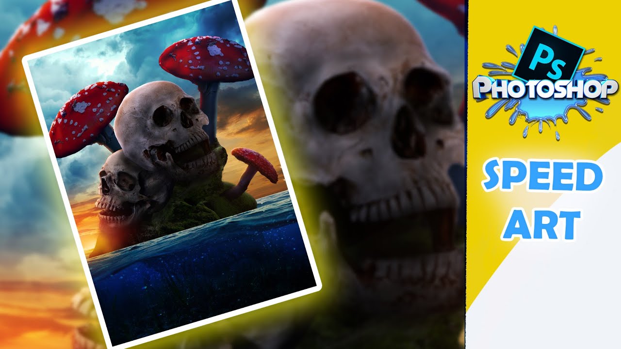 skull island I photoshop manipulation I speed art. - YouTube