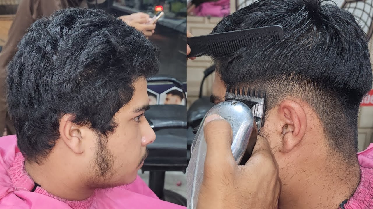 Buzz HairCut for young 👦 Straight Hair Transformation Men's with ...