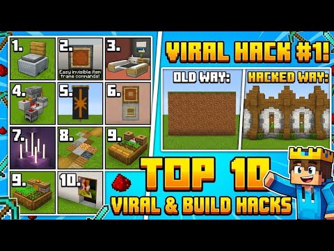 Minecraft New SMP Viral And Build Hacks #minecraft 