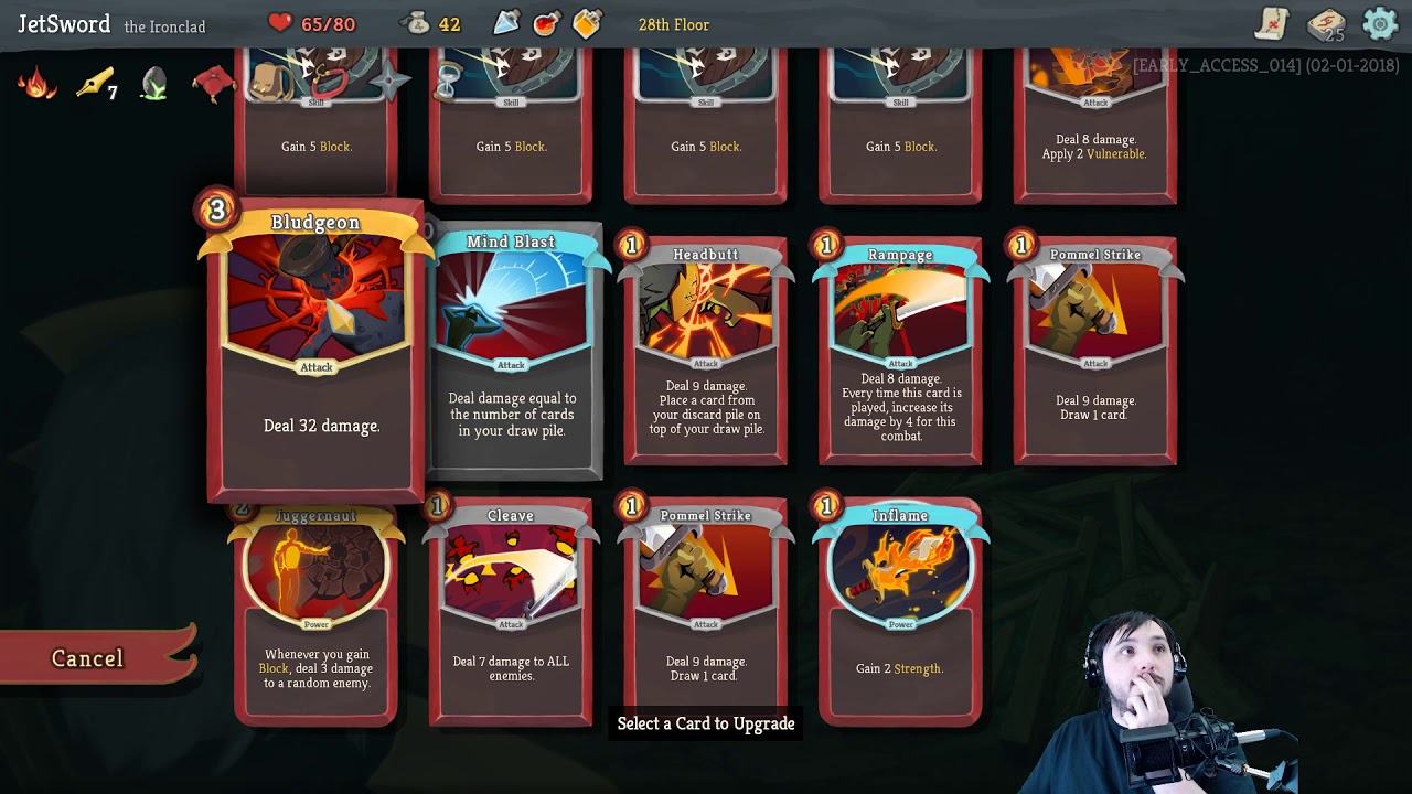 Jet Sword Plays - Slay The Spire - Ironclad - Act 2 - YouTube