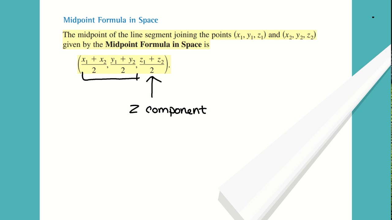 Unit 10 - Section 1 - 3 Dimensional Coordinate System - YouTube