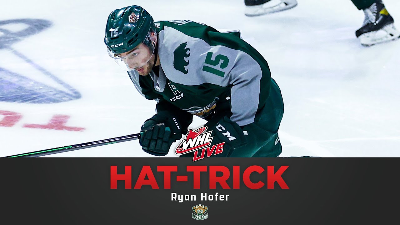 WHL Hat-Tricks - Ryan Hofer - YouTube
