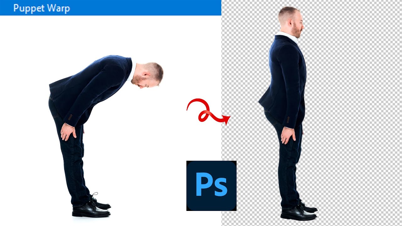How to change body shape #Photoshop - YouTube