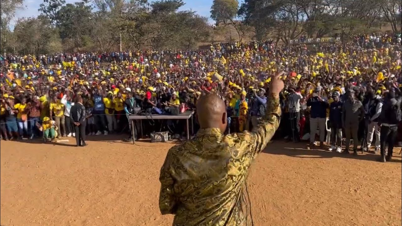 #FullVideo #4KQuality Nelson Chamisa addresses his Biggest crowd so far ...