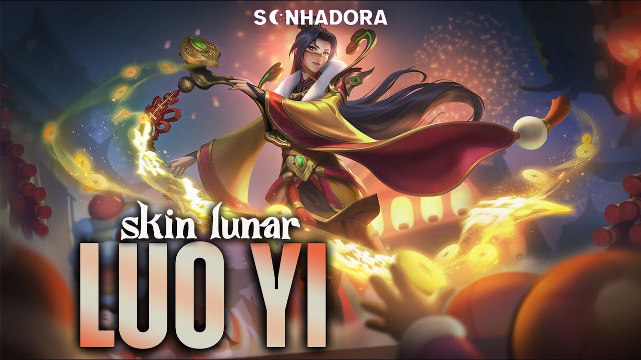 LUO YI SKIN LUNAR + TUTORIAL | MOBILE LEGENDS - YouTube