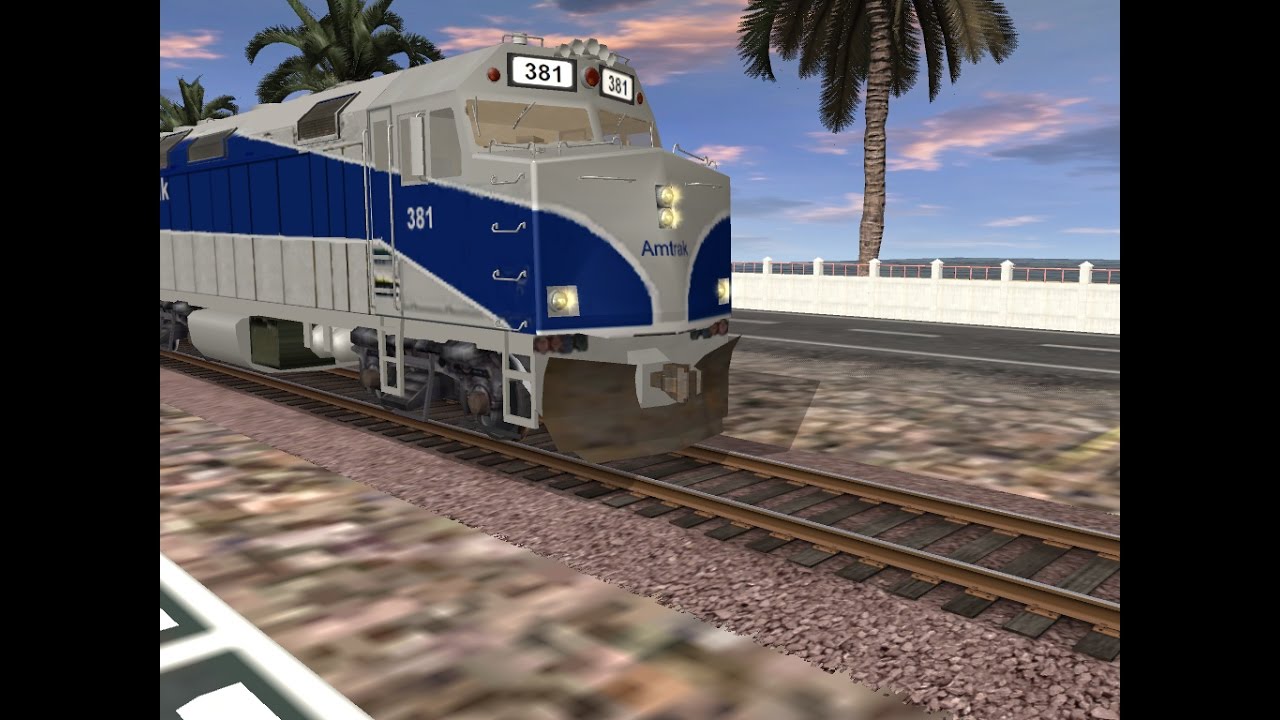 Railfanning Amtrak and Metrolink on Trainz Simulator 2012 - YouTube