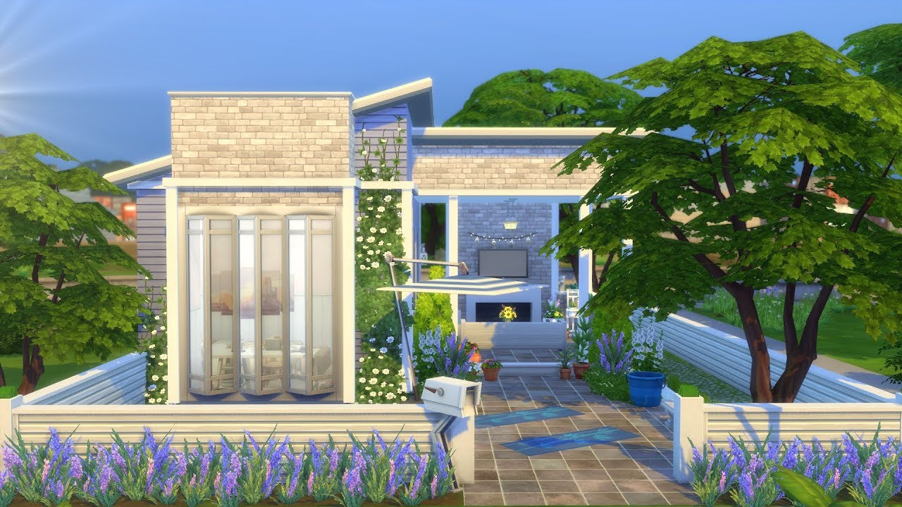 THE SIMS 4: SPEED BUILD // CUTE LITTLE HOME // NO CC - YouTube