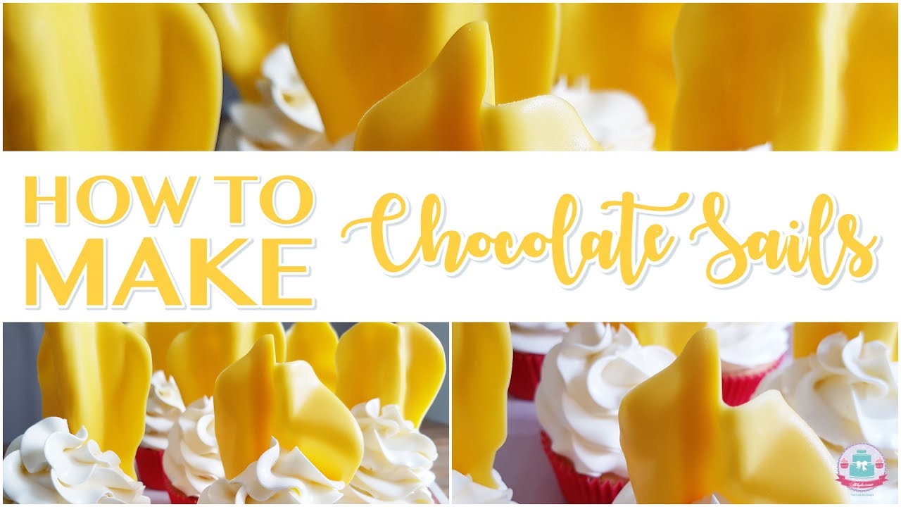 HOW TO MAKE CHOCOLATE SAILS | Abbyliciousz The Cake Boutique - YouTube