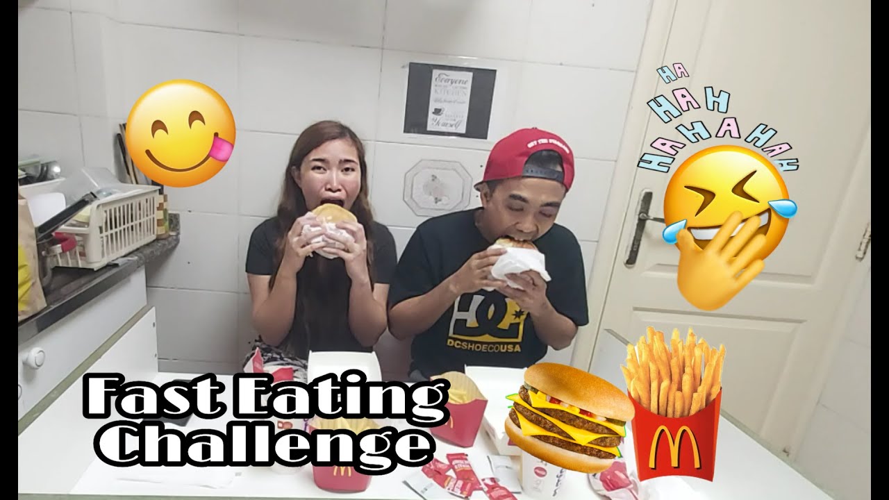 FAST EATING CHALLENGE / MUKBANG - YouTube