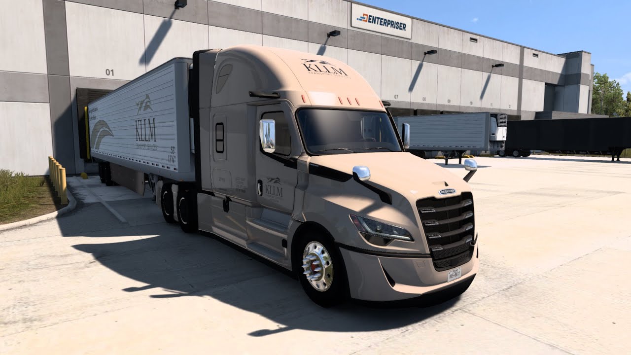 ATS driving for K L L M from flagstaff Arizona to Moab Utah - YouTube