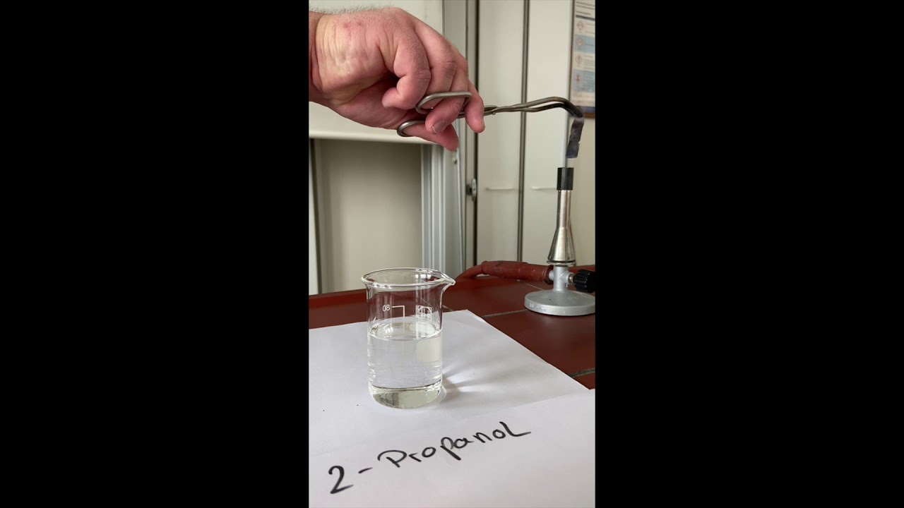 Oxidation 2-Propanol - YouTube