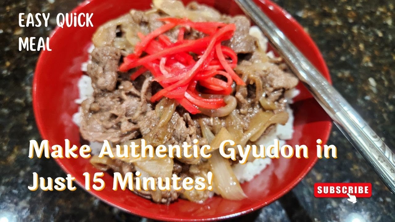 Make Authentic Gyudon in Just 15 Minutes! - YouTube
