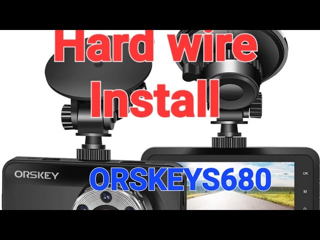 Orskey SPADE Dash Cam 1296P FHD, 3"" LCD, Dual Front/Rear, Night