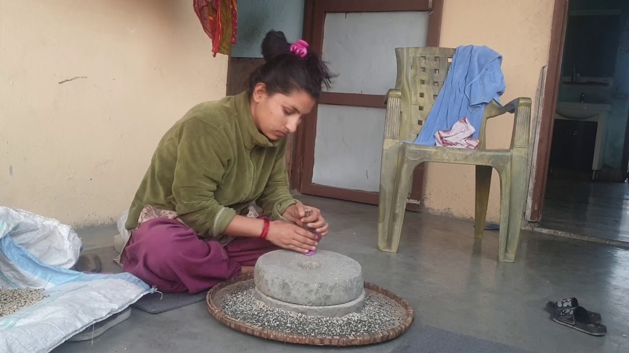 Traditional Grinding Machine (JATO) - YouTube