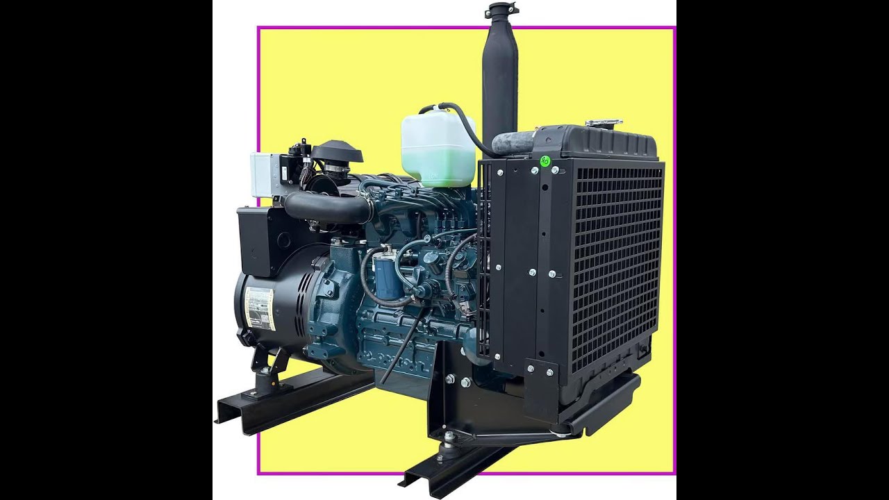 SPECIAL Kubota 21 kW Diesel Generator by Central Maine Diesel - YouTube