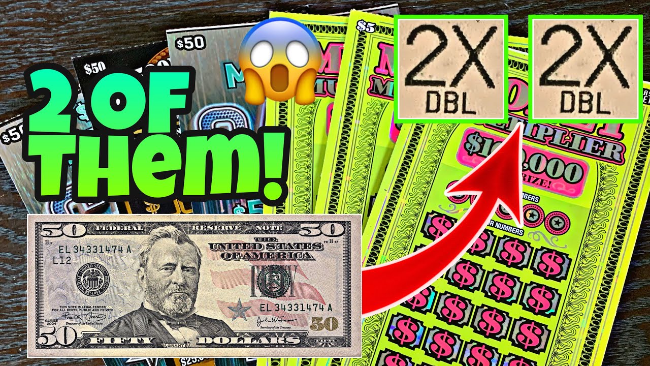 $50 TICKETS! I FOUND THE 2X SYMBOL, TWICE!! $165 IN LOTTERY! FIRST TIME ...