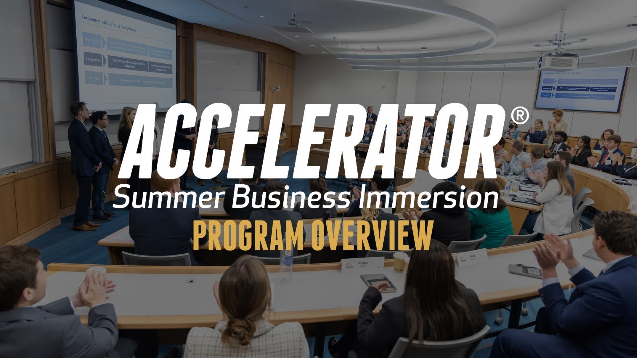 Discover Accelerator Summer Business Immersion (SBI): A Business ...