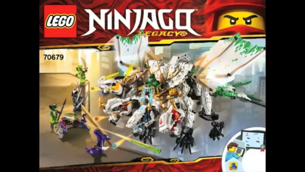 Lego Ninjago Legacy 70679 The Ultra Dragon- How To Instructions - YouTube