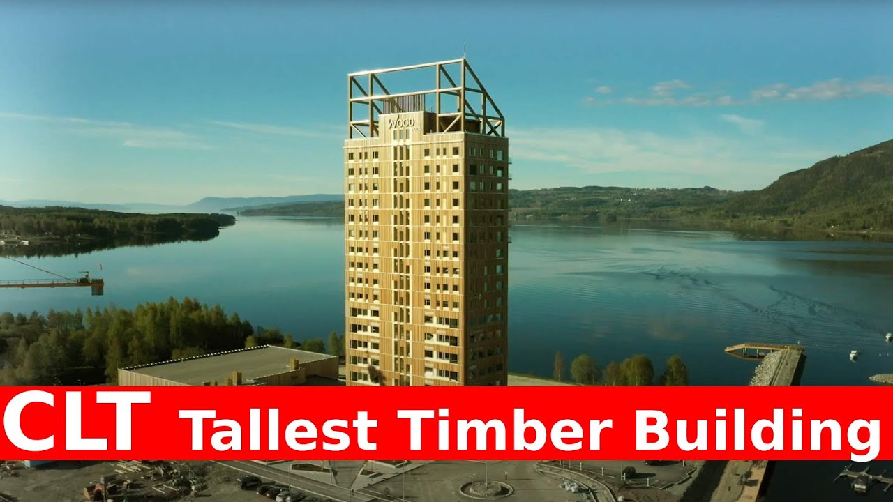 CLT Tallest Timber Building in Norway - YouTube