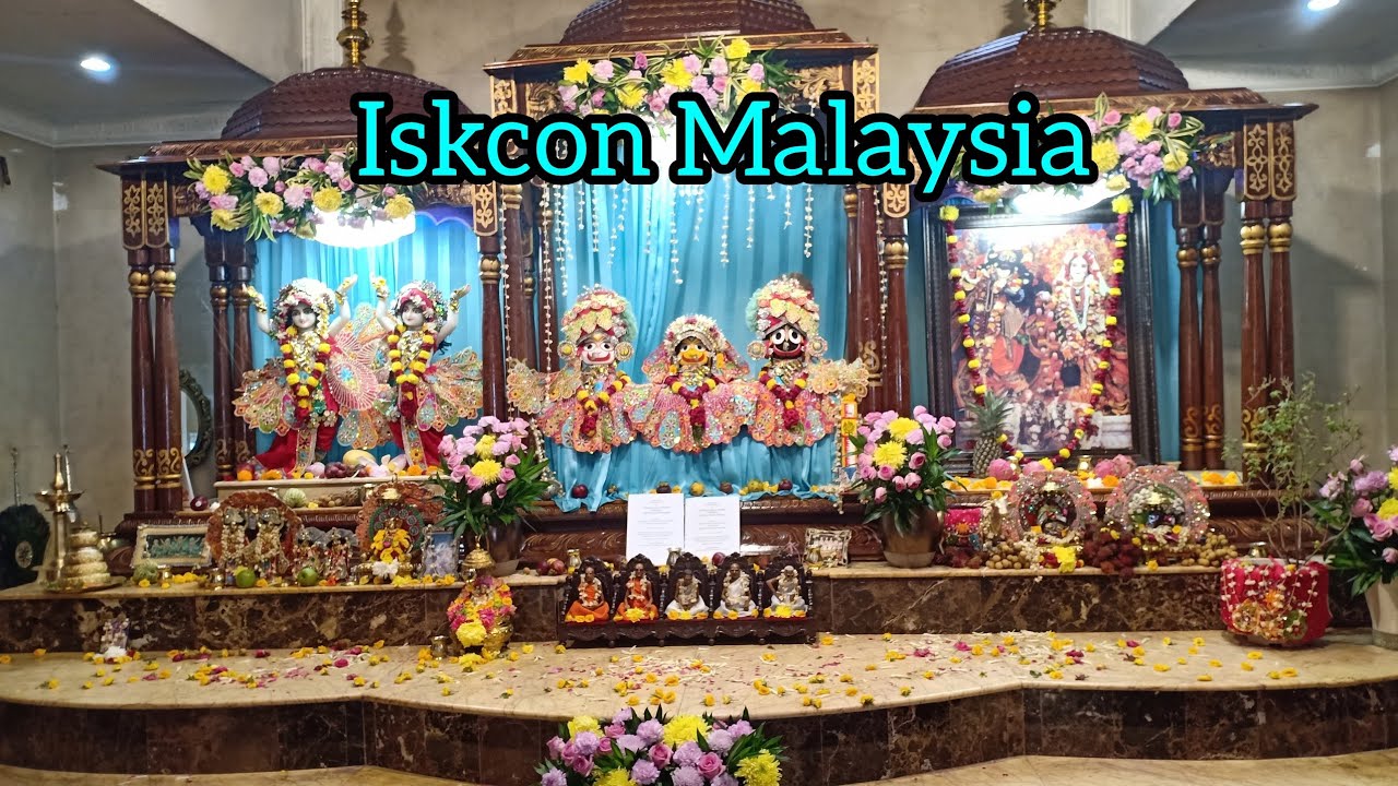A day visit to Iskcon Temple, Malaysia //মালয়েশিয়াতে ইসকন মন্দির ...
