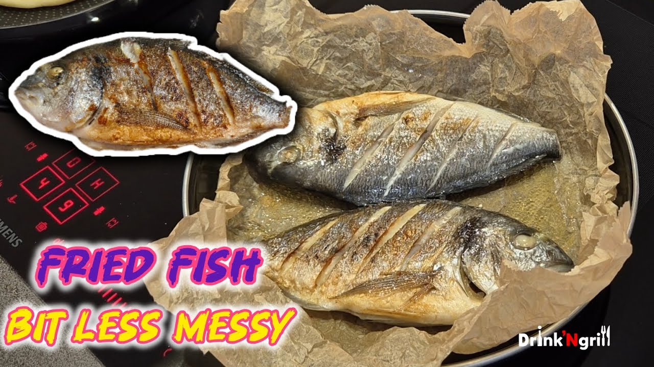 How to fry fish avoiding the oil messy | Easy way you did know #fish # ...