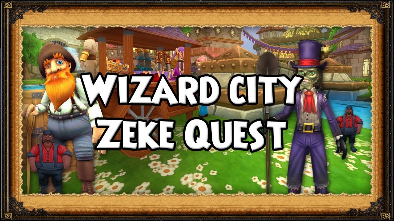 Wizard101 - Death Walkthrough - Wizard City Zeke Quest - YouTube