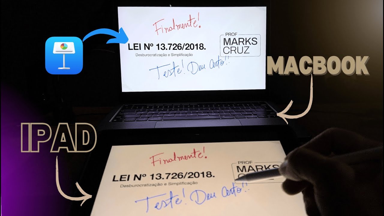 Como passar slides no Macbook pelo iPad ou iPhone (Keynote) - YouTube