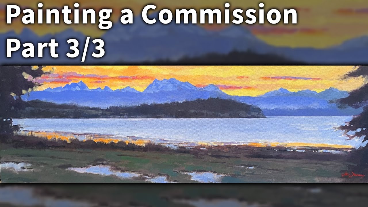 Painting Livingston Bay With Jed Dorsey - Part 3 - YouTube