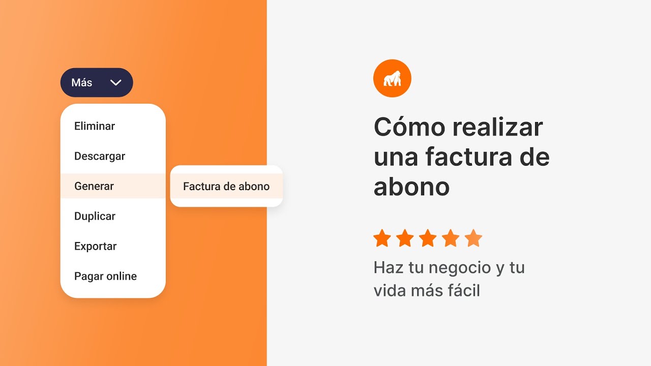 Cómo realizar una factura de abono - YouTube