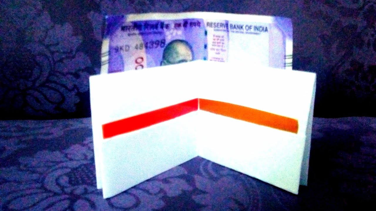 How to make a paper wallet - step by step - YouTube