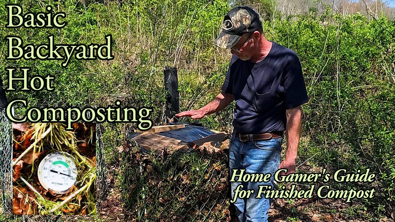 Basic Backyard Hot Composting Start to Finish - YouTube