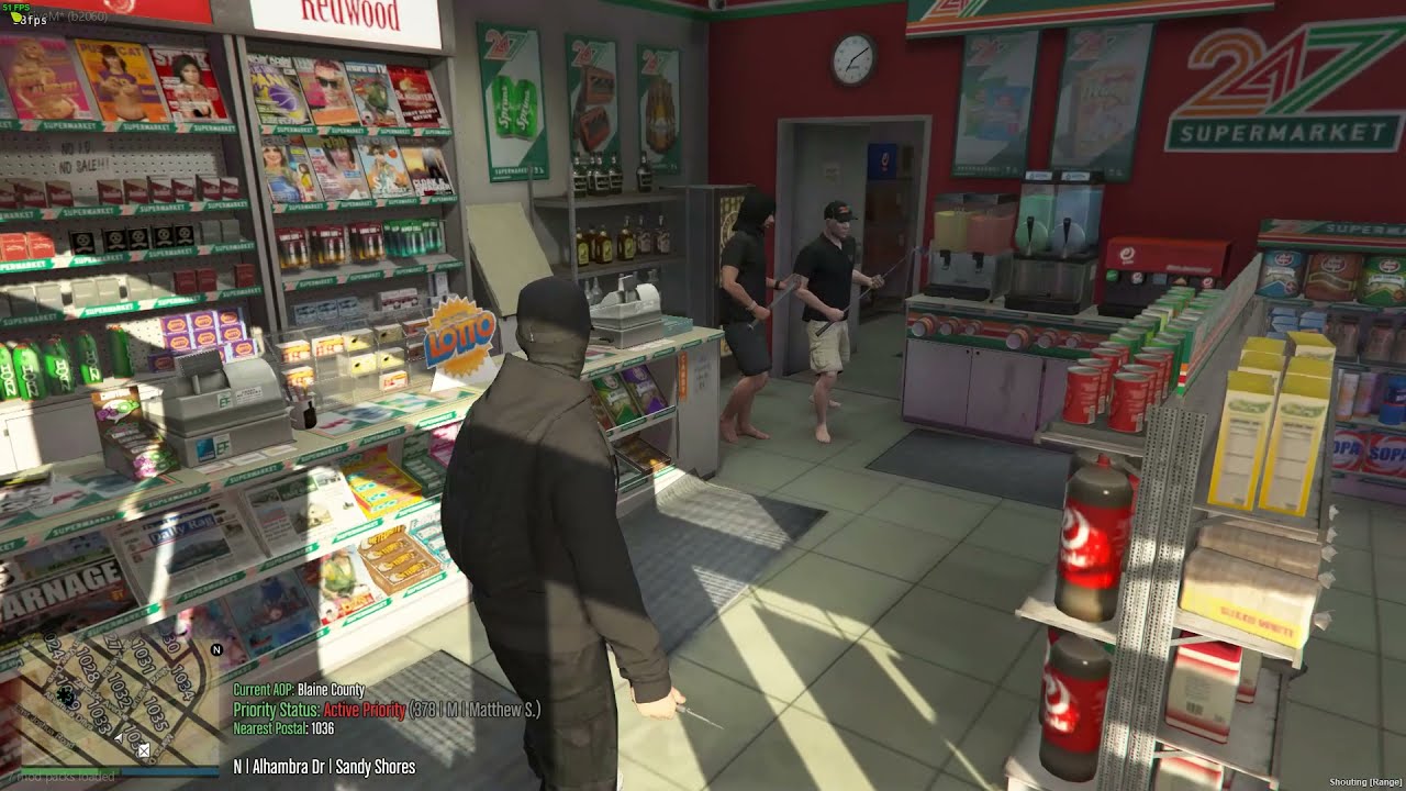 Robbing a Store in GTA RP (Gone Wrong) #shorts - YouTube