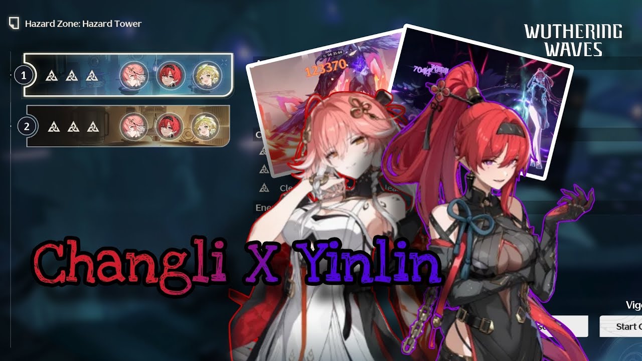 Combo rotasi Changli Yinlin - Wuthering Waves Mobile - YouTube