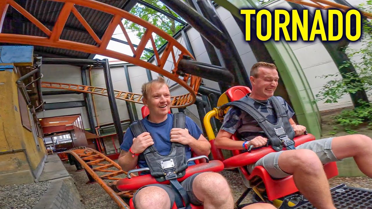 TORNADO - POV - Intamin Spinning Coaster - Bakken - YouTube
