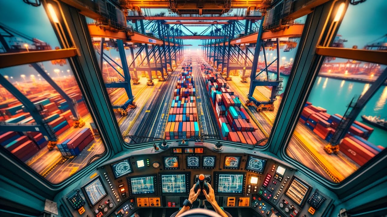 “Overhead View Inside Panamax Crane” - YouTube