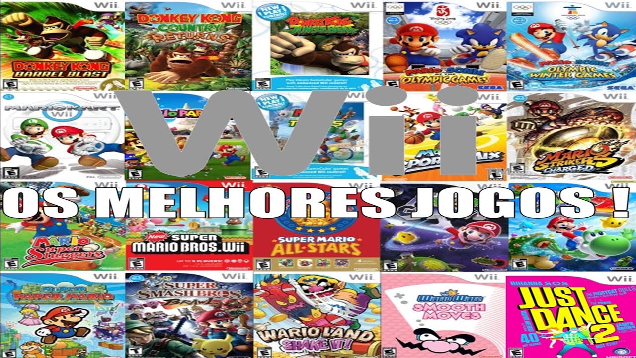 Nintendo Wii - Os Melhores Jogos ! - YouTube