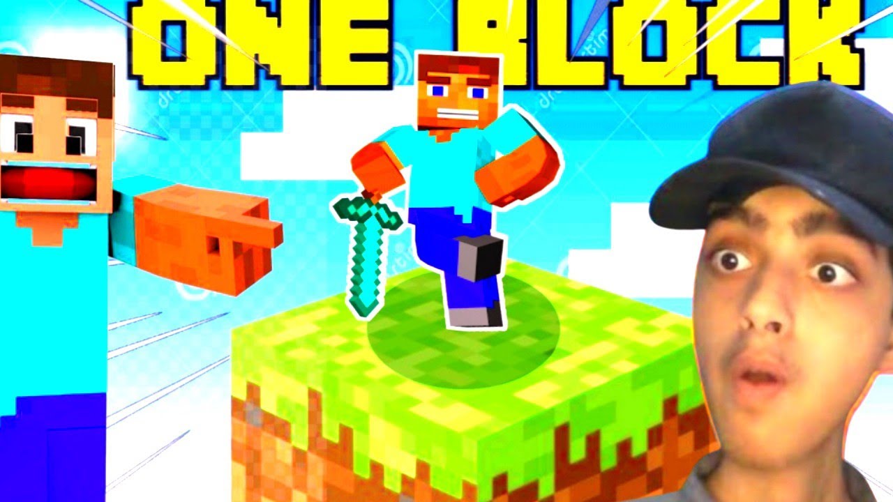 New challenge started one block in minecraft - YouTube