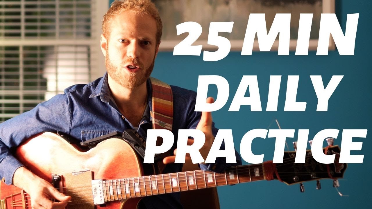 Guitar Routine - 25 min Daily Practice - YouTube