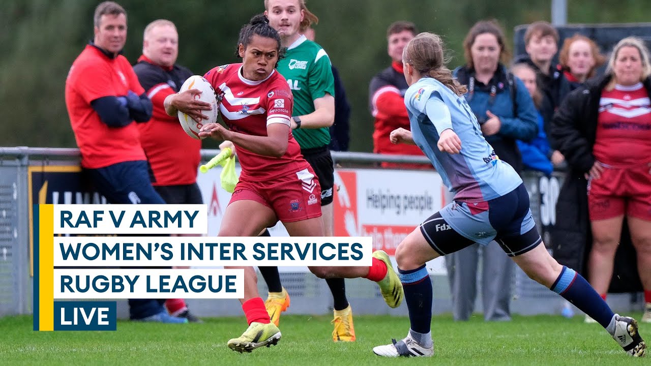 RAF v Army | Inter Services women’s rugby league live | Matchday 3 ...