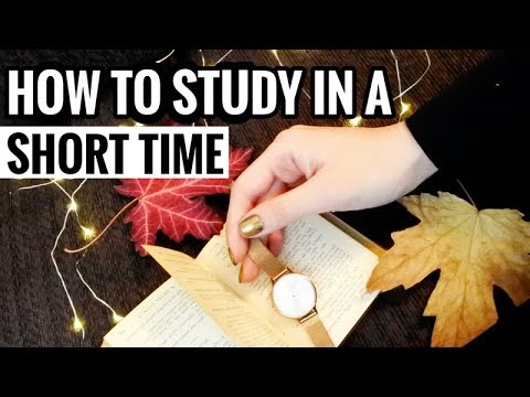 How to Study for Exams in a Short Time | Study Last Minute - YouTube