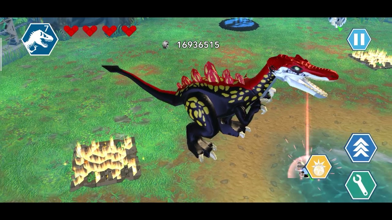 AMARGOSPINUS VS ULTINOMINUS REX!!!! | Lego Jurassic World Gameplay ...