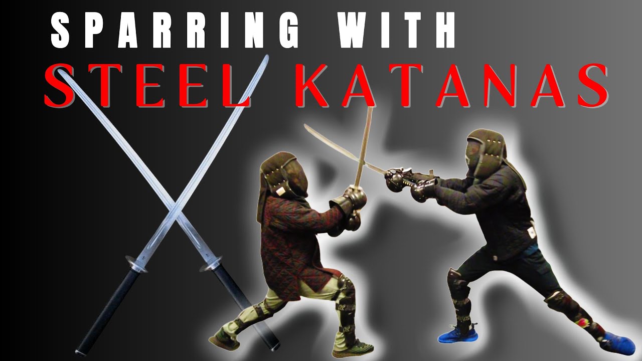 Let's Spar with Steel Katanas - Modern Kenjutsu Sparring Footage - YouTube