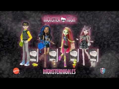 Monster High - Comercial Robbeca, Venus, Rochelle y Jackson (Español).