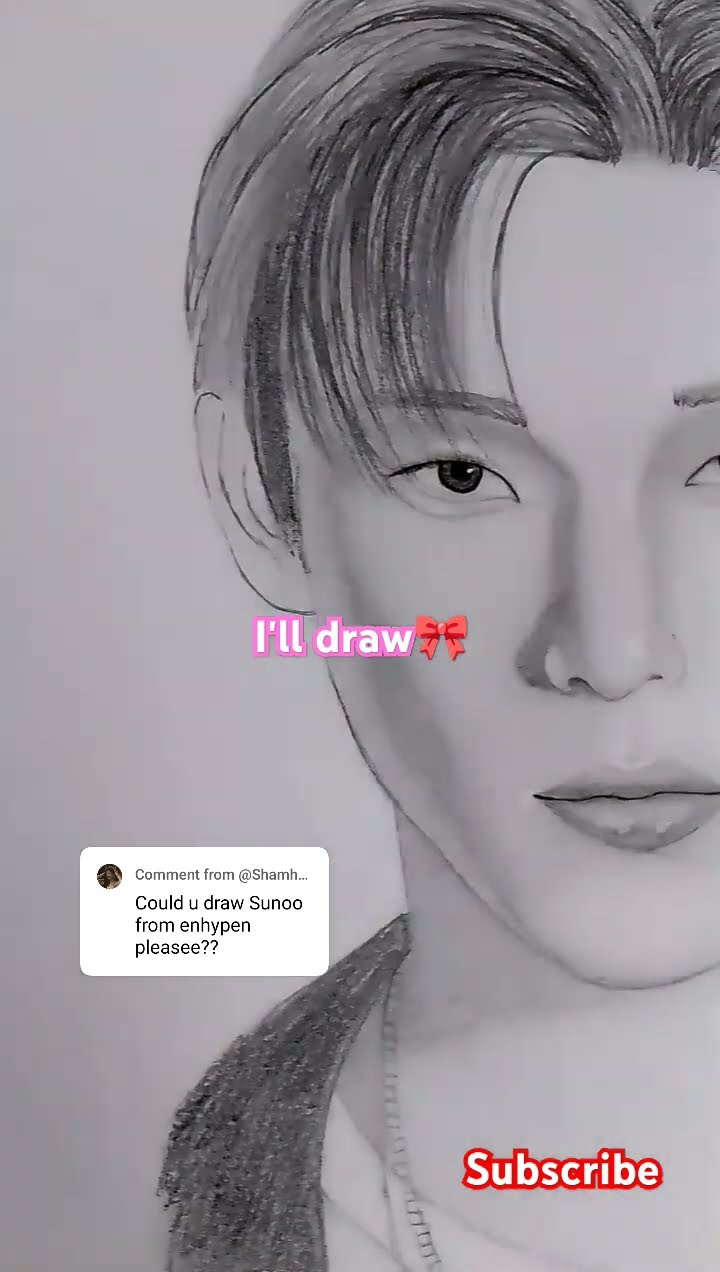 Drawing sunoo from ehypen #shorts #ehypen #sunoo - YouTube