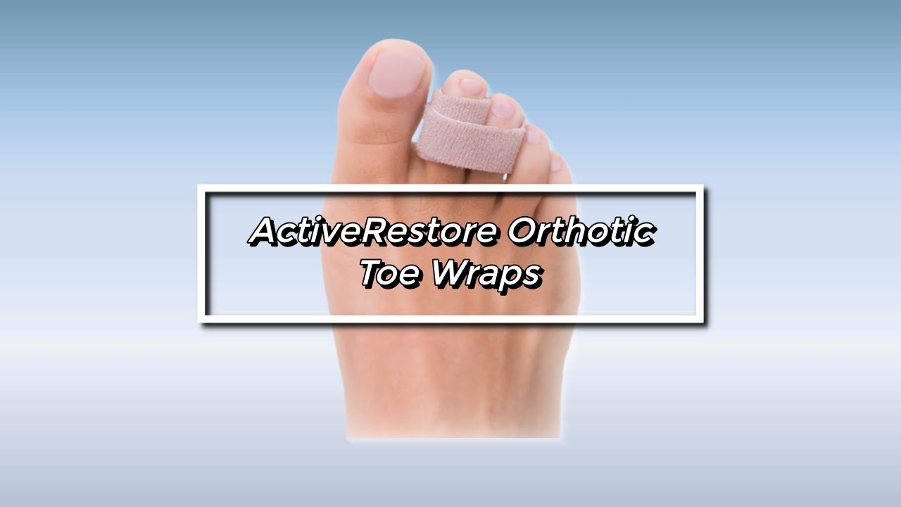 Relieve Toe Pain with ActiveRestore Orthotic Toe Wraps | Comfortable ...