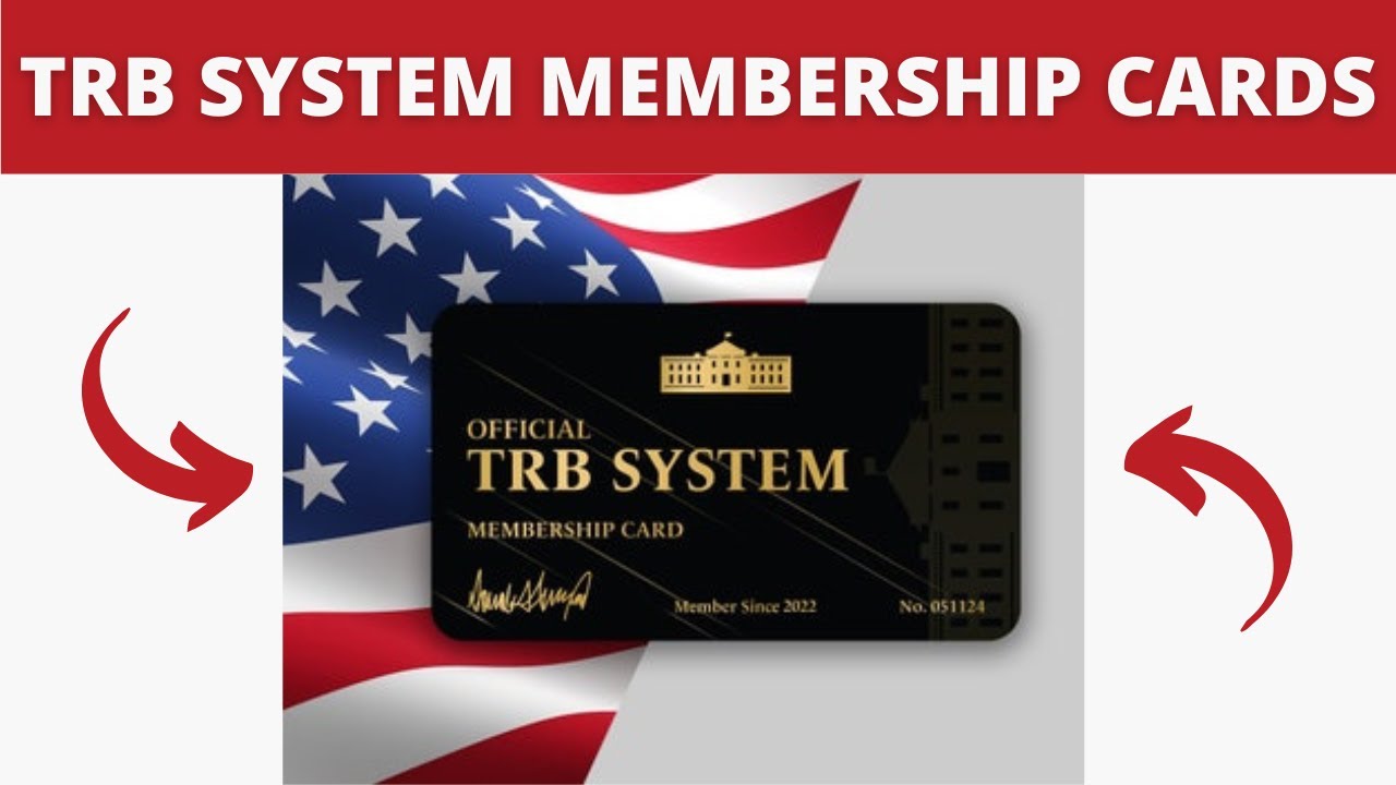 TRB Membership Card: TRB CARDS Register Your Trump Products - YouTube